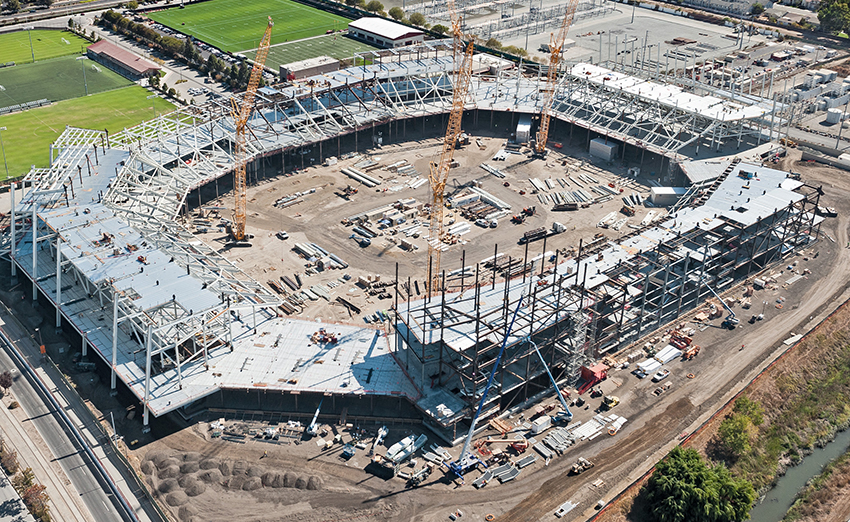 Levis Stadium Construction